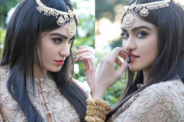 Adah sharma as a sexy sultry modern bride on the cover of GnG magazine