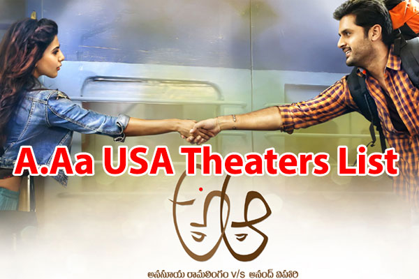 Trivikram's Nithin Samantha A.Aa USA Theaters List