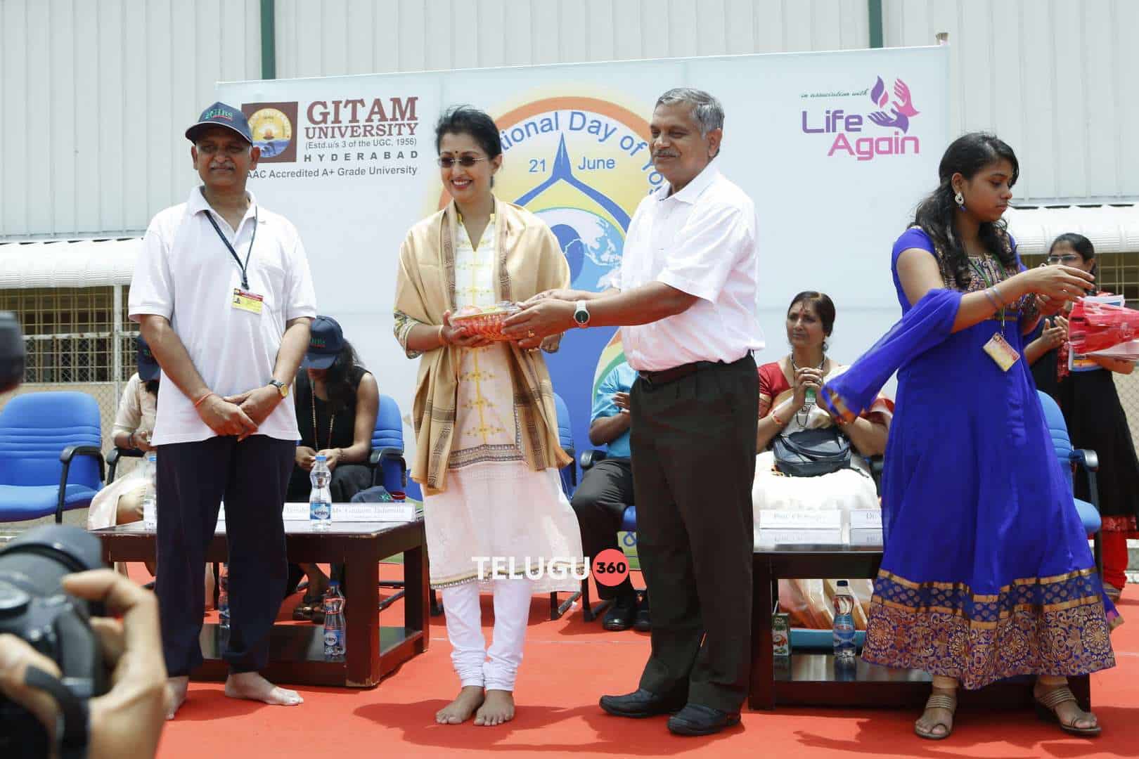 Gouthami participate Youth Yoga