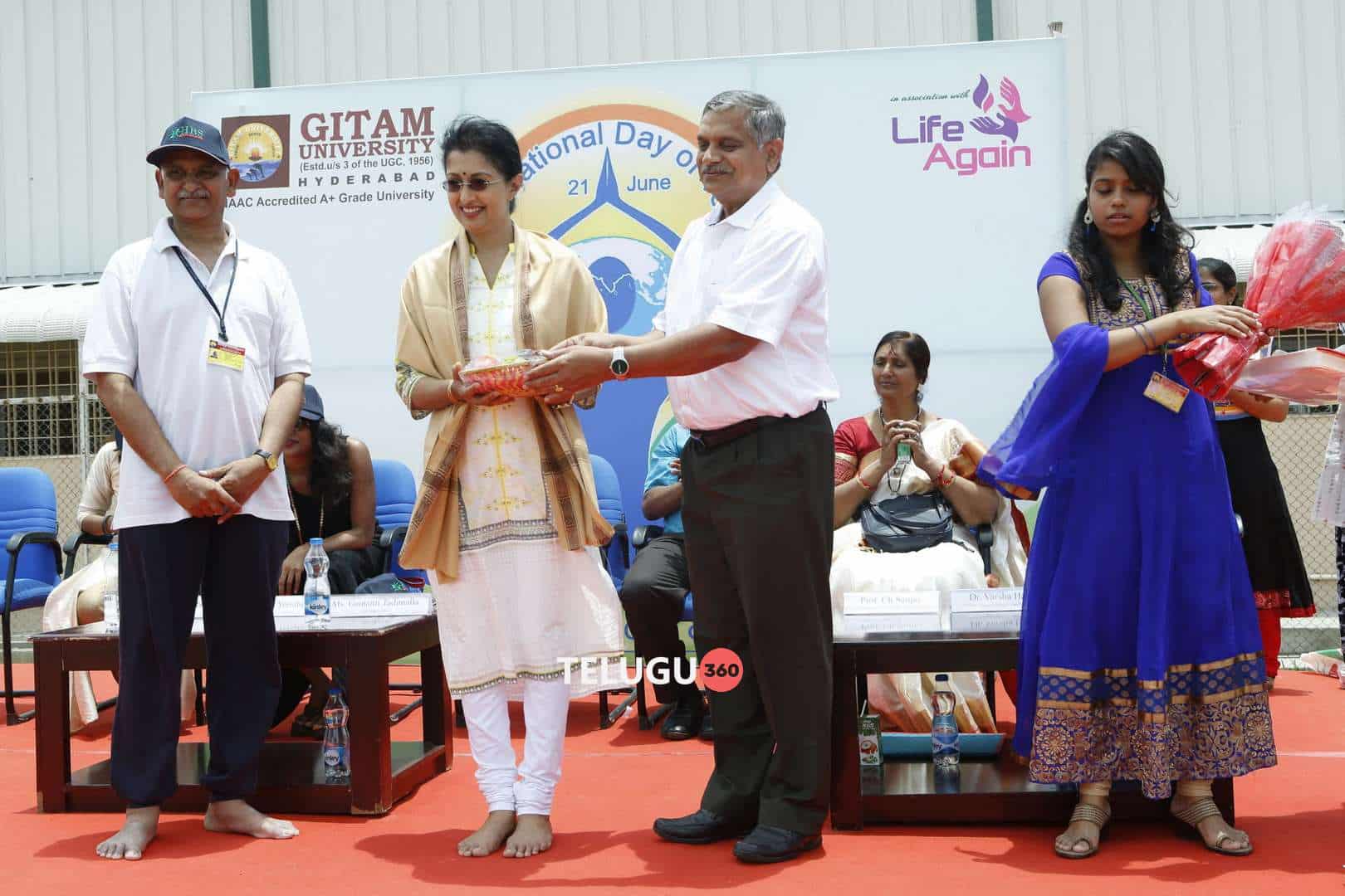 Gouthami participate Youth Yoga