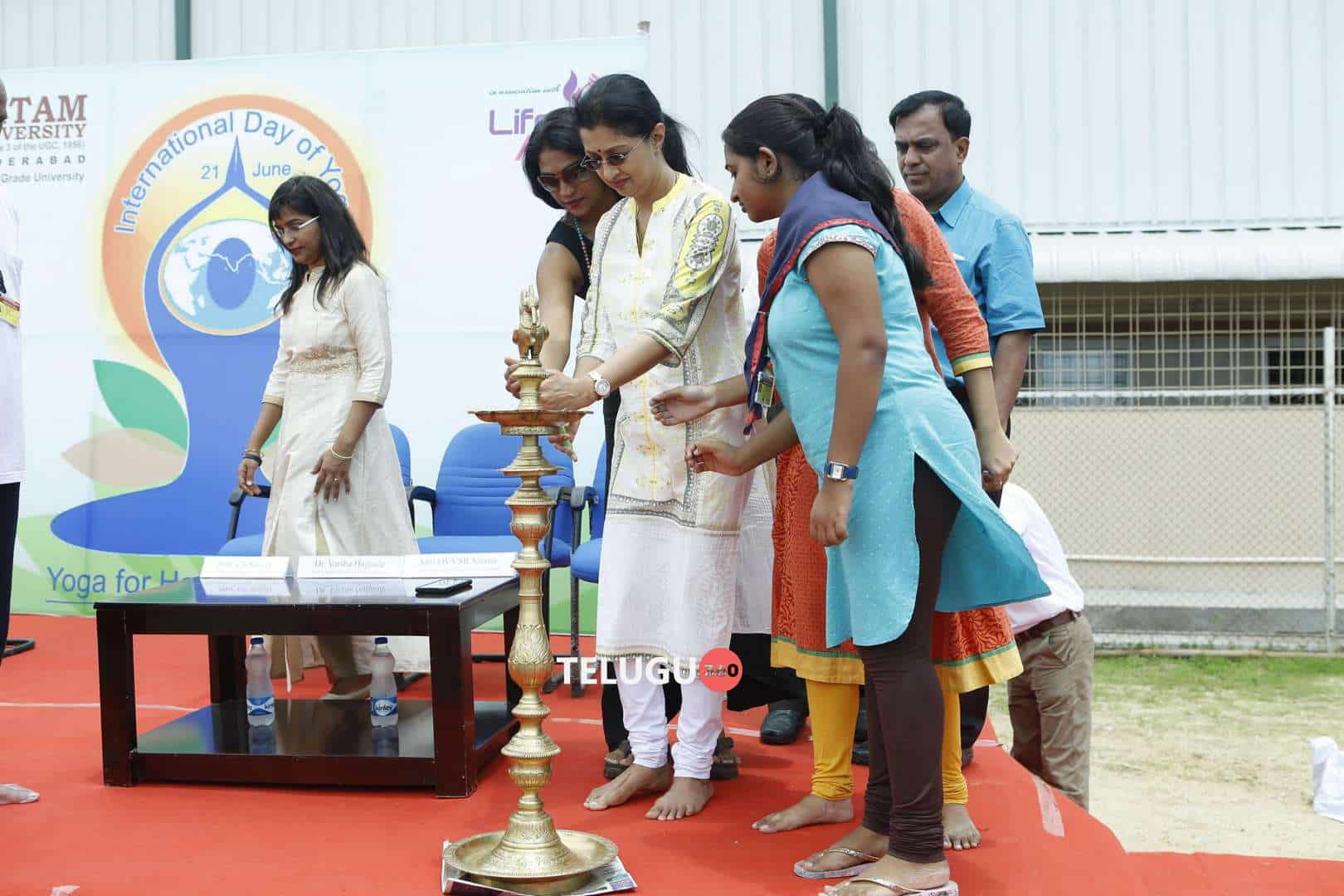 Gouthami participate Youth Yoga