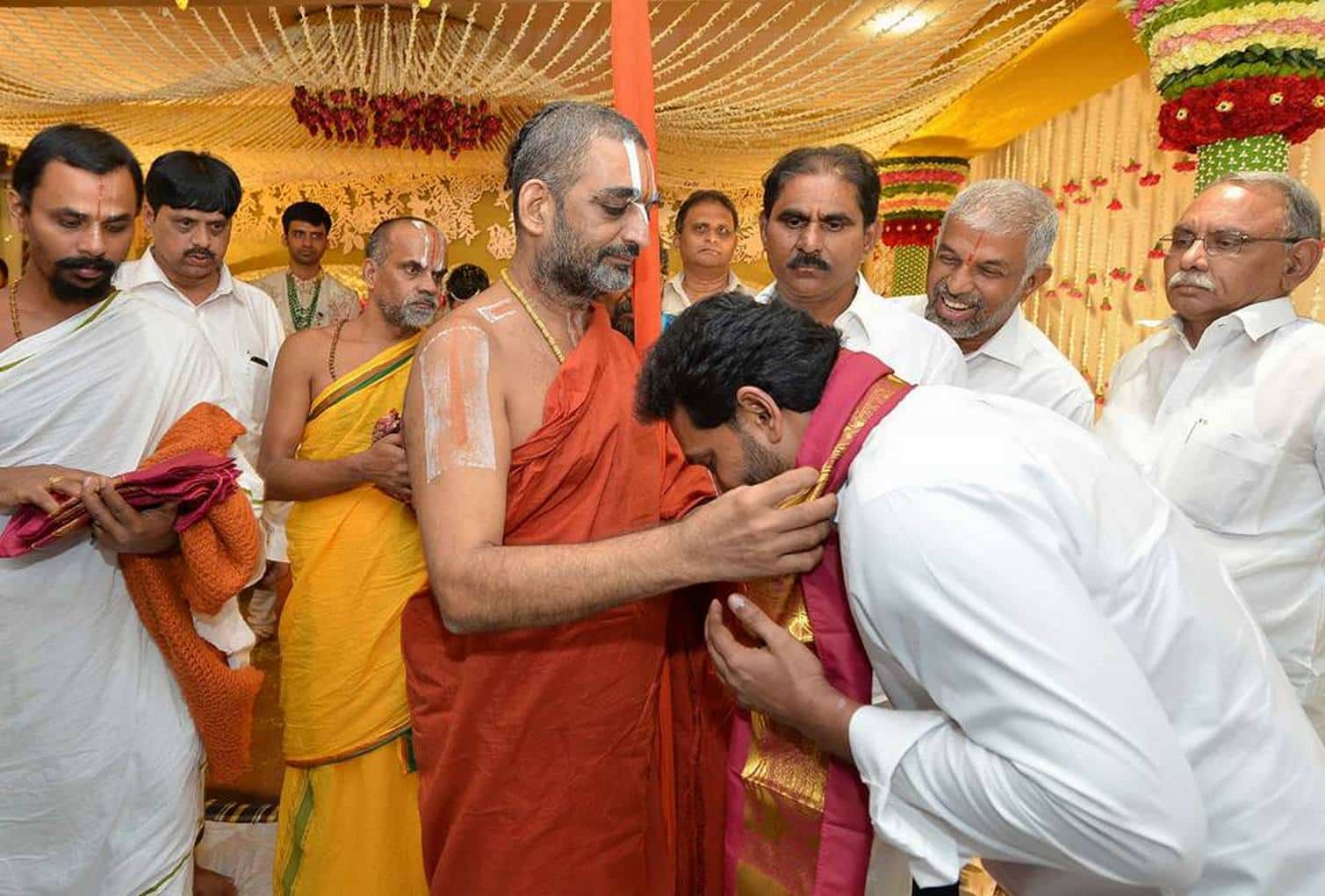 NTV chairman Shri Narendra chowdary's daughter Engagement