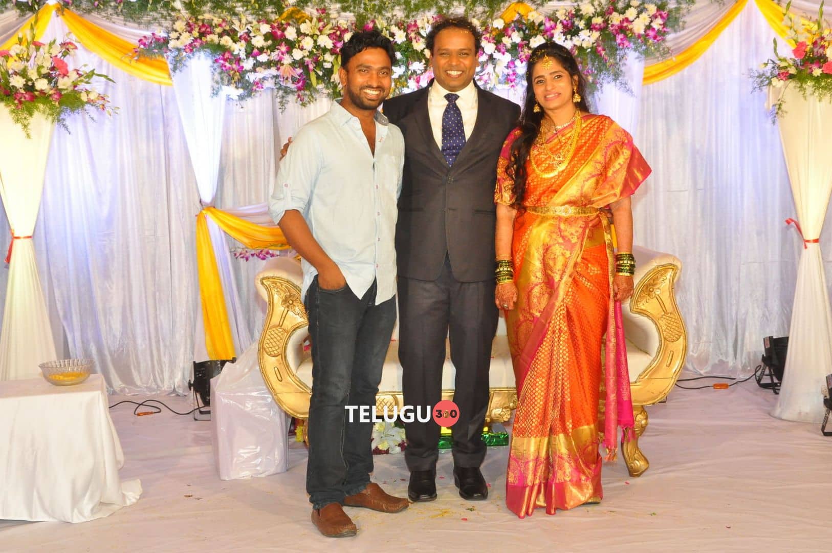 Comedian Harish Wedding Reception Photos