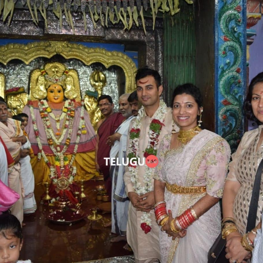 Amrapali visits warangal Bhadrakali temple