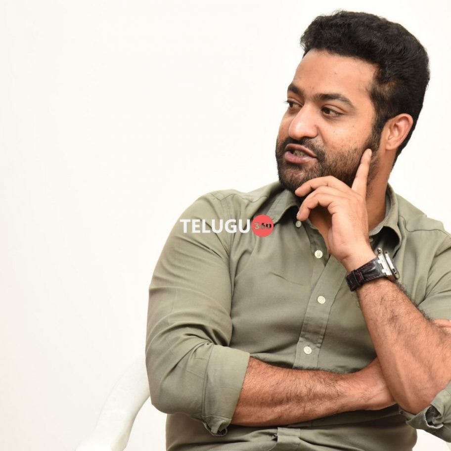 NTR Aravinda Sametha Interview Stills