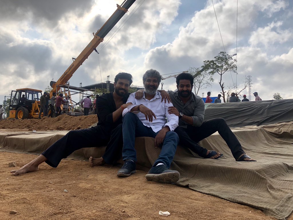First picture from the sets of RRR