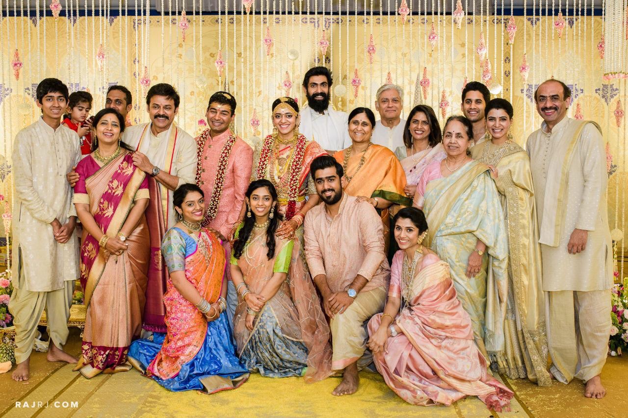 Daggubati Family Pic @ Ashritha's marriage