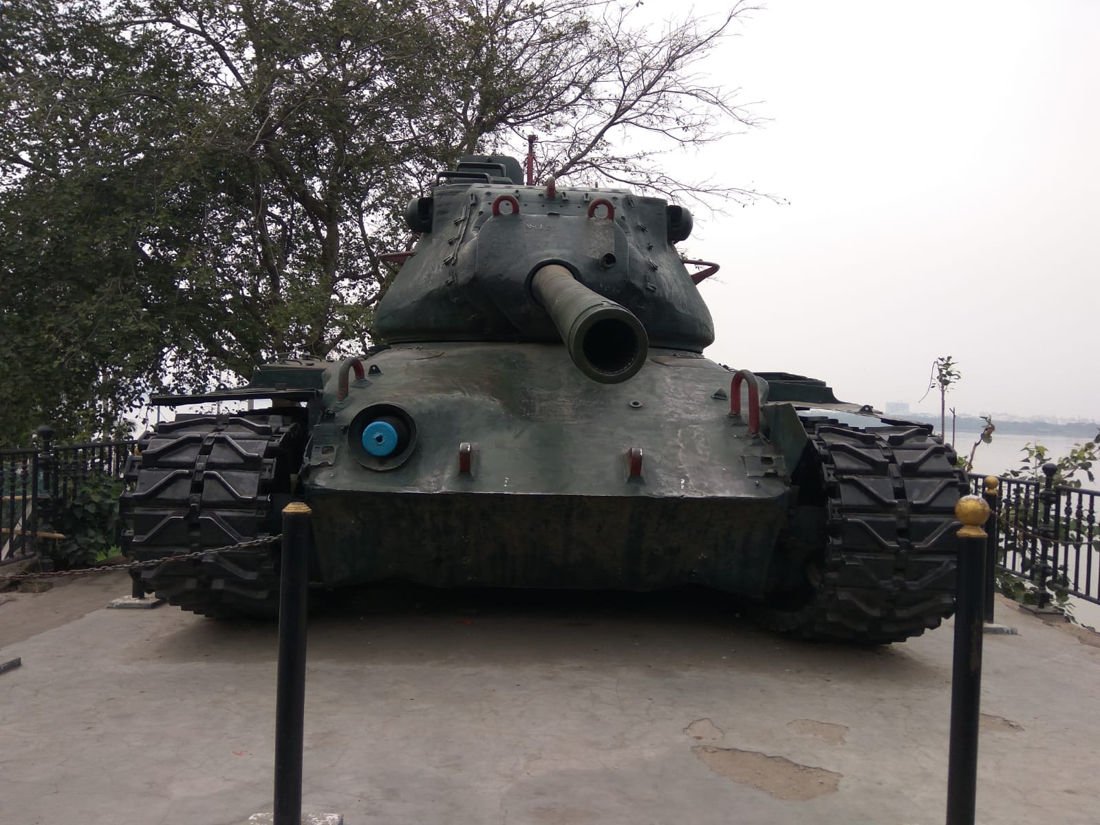 Pak tank sitting as war trophy on Hyd's iconic Tank Bund