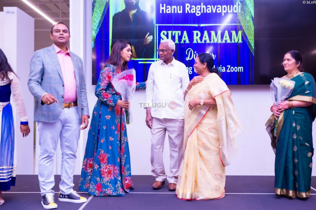 SitaRamam Success meet @ Mall Of India Chicago - Telugu360