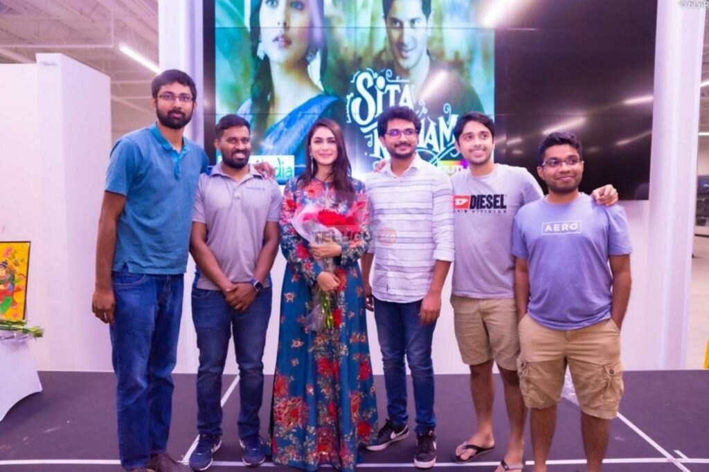 SitaRamam Success meet @ Mall Of India Chicago