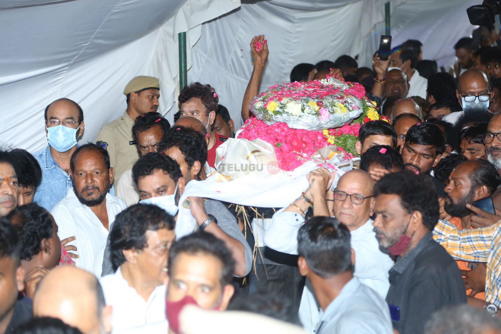 Krishnam Raju Last Journey Photos
