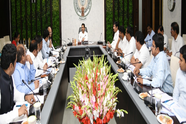 Provide infra in all housing colonies, Jagan tells officials Provide infra in all housing colonies, Jagan tells officials