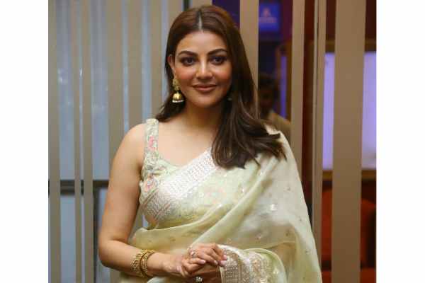 Kajal Aggarwal at Satyabhama First Look Launch - Telugu360