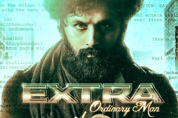 EXTRA-Ordinary Man FL: Script, Clapboard and Intense Nithiin - Telugu360