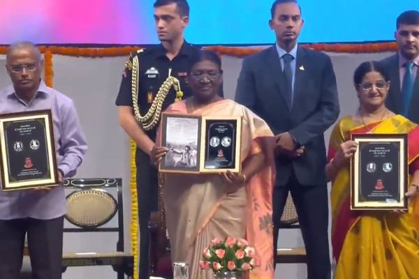 President Unveils Commemorative Coin, lauds NTR