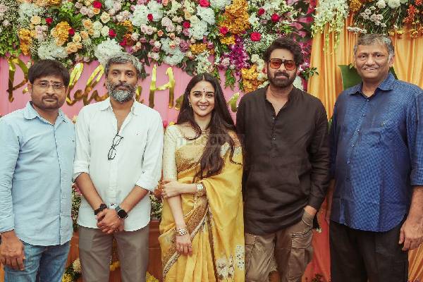 PrabhasHanu Movie Pooja Ceremony - Telugu360