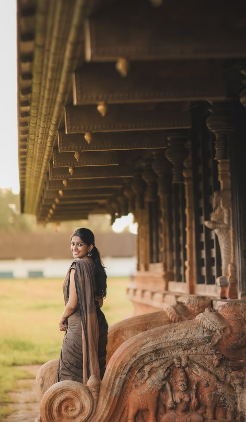 Ananthika Sanilkumar Simple Look In Saree - Telugu360