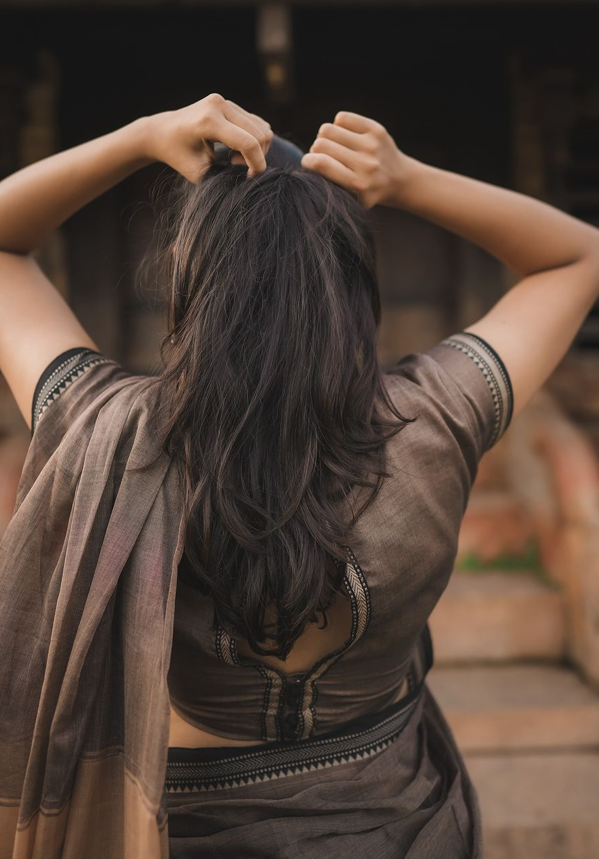 Ananthika Sanilkumar Simple Look In Saree - Telugu360