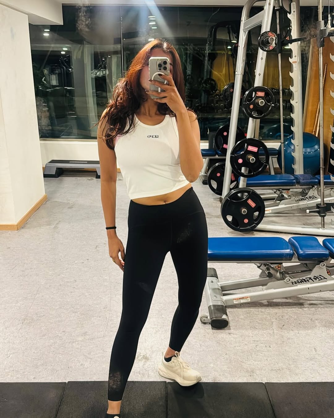 Hebah Patel Gym Selfies 2024 - Telugu360