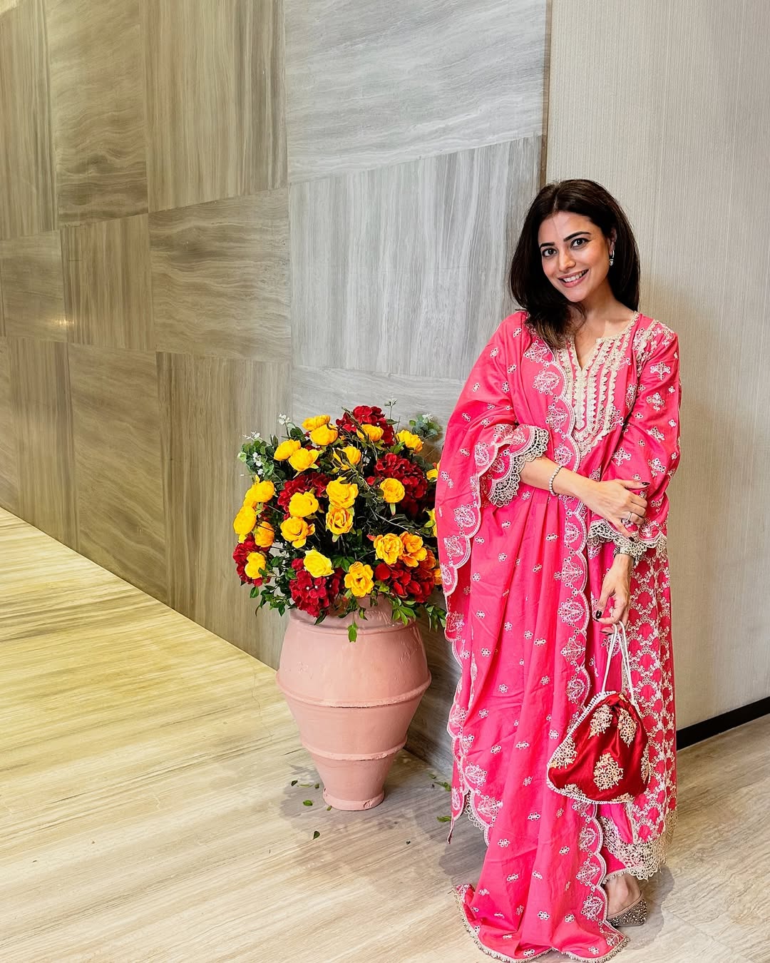 Nisha Aggarwal Pretty Look In Chikankari - Telugu360