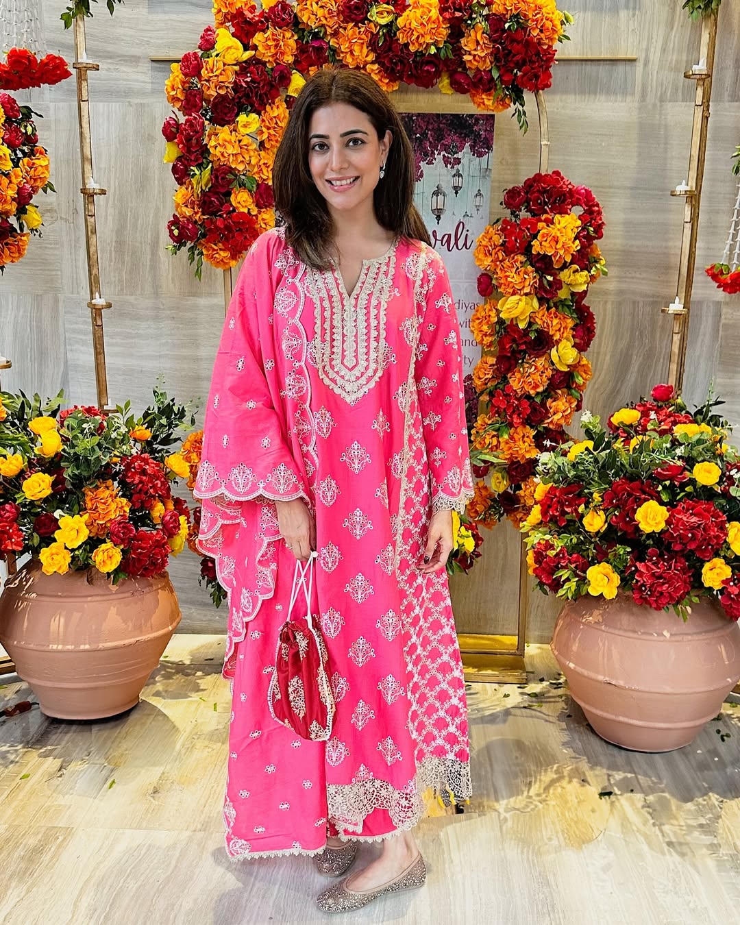 Nisha Aggarwal Pretty Look In Chikankari - Telugu360