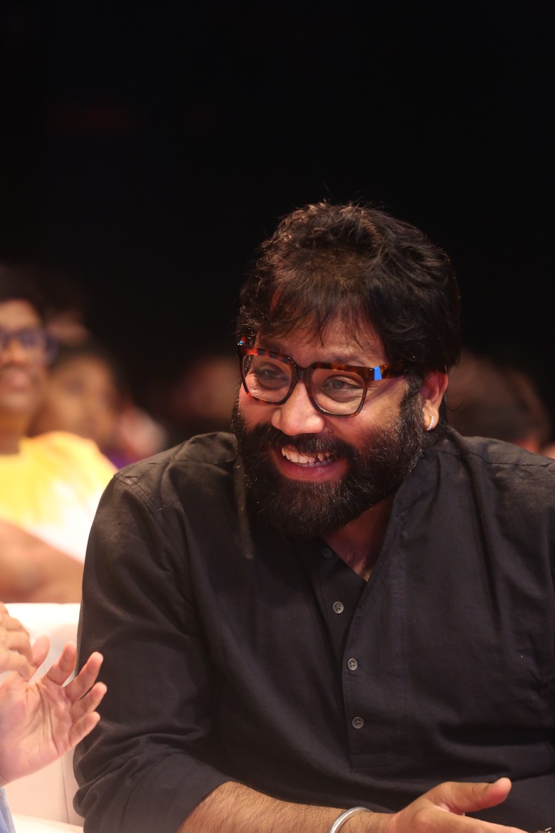 Sandeep Reddy Vanga at Thandel Jaathaara Event - Telugu360
